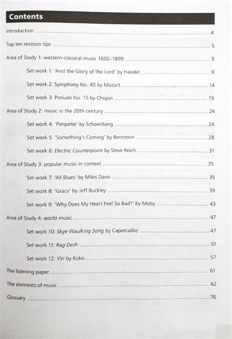 Gcse Music Revision Guide Edexcel Books And You