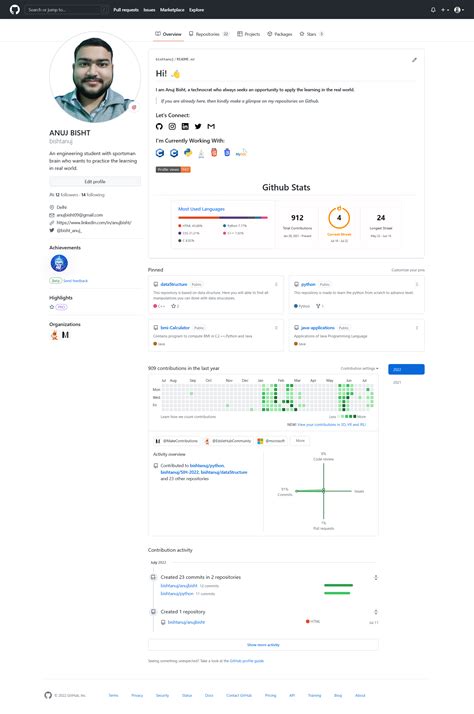 Awesome Github Profilesprofilesmd At Main · Eddiehubcommunityawesome