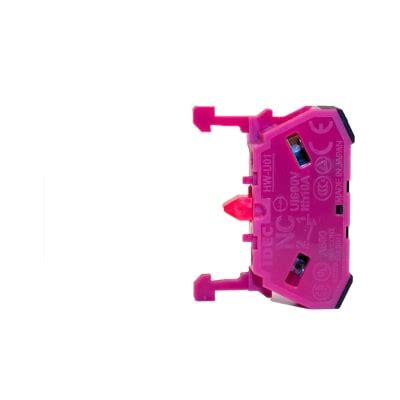 IDEC Corporation HW U01 F Contact Block Red 1NC IP20 10A 110VAC Side Entry HW Series RS