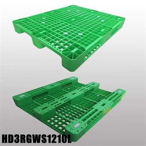 Heavy Duty Returnable Recycling Solid Deck Hdpe Plastic Pallets 1210