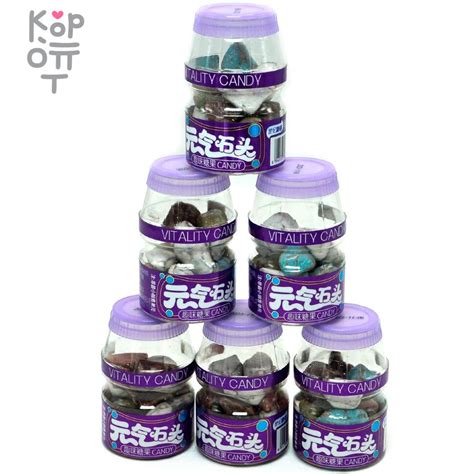 Жевательная конфета Yuanqi Fun Candy Жевательная конфета со вкусом фруктов Камень жизненной