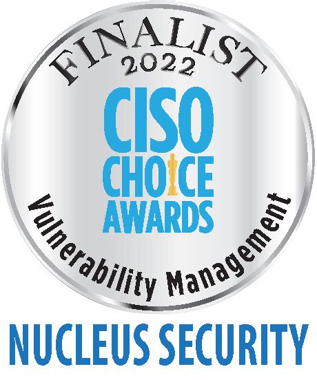 Nucleus Security Vulnerability Management Finalist Ciso Choice Awards