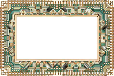 Ai Driven Algorithmic Border Frame Concept Minimalistic Design With Algorithmic Patterns Ideal