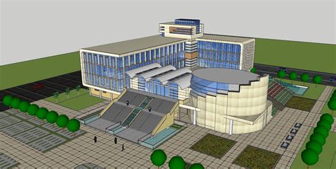 【download 15 Library Sketchup 3d Models】 Recommanded Concept Models Architecture Hospital