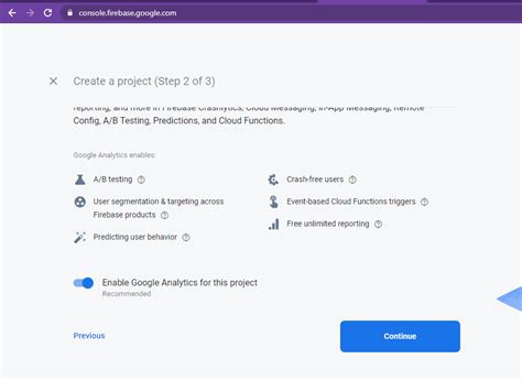 How To Create Firebase Console For Flutter Database