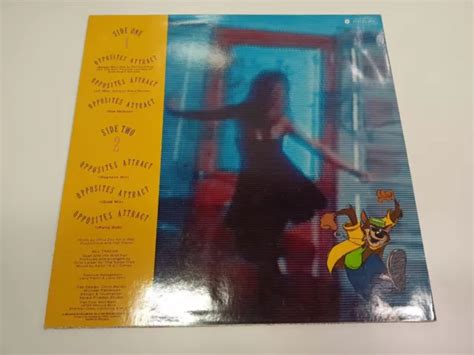 Vinyle Maxi 45t Paula Abdul Opposites Attract Electro Pop 1989