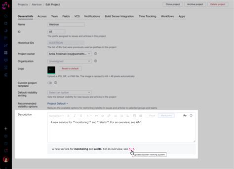 Markdown Syntax Youtrack Server Documentation