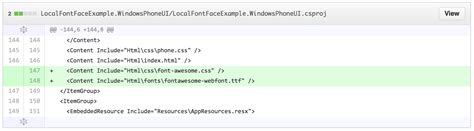 Github Gabrielmaldiwindows Phone 8 Local Font Face A Barebones Example Of Using Css3 Font