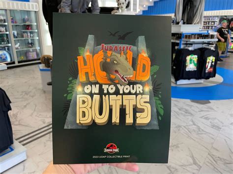Free ‘hold On To Your Butts Jurassic Park Print Available To Universal