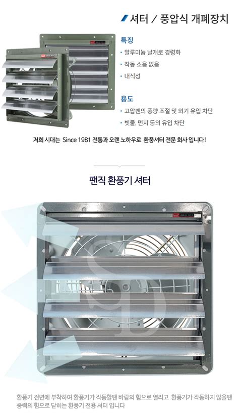 팬직 Fanzic 환풍셔터 풍압식개폐장치 개폐장치 환풍기셔터 Tfp H100 Fsfteset 대형 환풍기 전용 모델셔터 Shp 80 Shp 100 환풍기