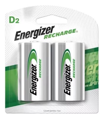 ENERGIZER PACK 2 BATERÍAS D2 ENERGIZER RECARGABLES | falabella.com