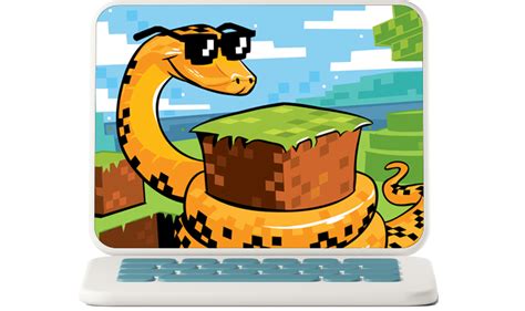 Python в Minecraft Пайтон Питон в Майнкрафте для детей онлайн