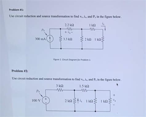 solved problem 1 use circuit reduction and source