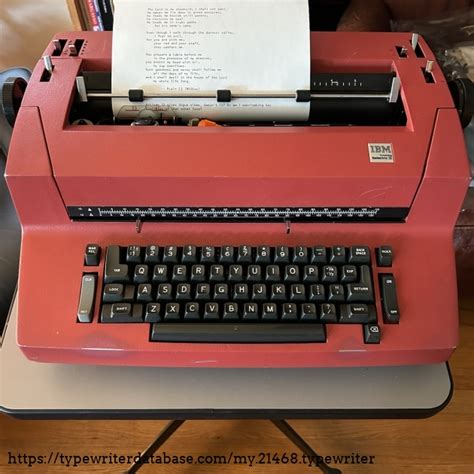 1976 IBM Correcting Selectric II On The Typewriter Database
