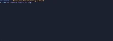 Tracing Indicatif CLI For Rust Lib Rs