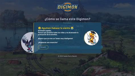 ¿qué Es Este Digimon Meu Jogo De Adivinhar Nome De Digimons Desenvolvimento Diolinux Plus