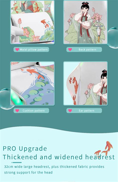 Koi Good Luck Gaming Chair Custom Gaming Chair