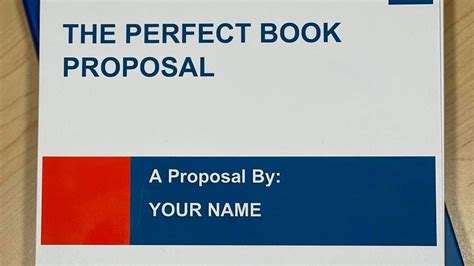 How To Write A Book Proposal
