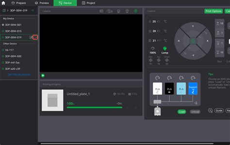 Try To Send A File Wrong Access Code Bambu Lab Software Bambu Lab