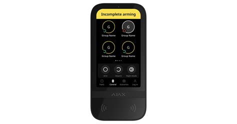 Keypad Touchscreen Jeweller User Manual Ajax Systems Support
