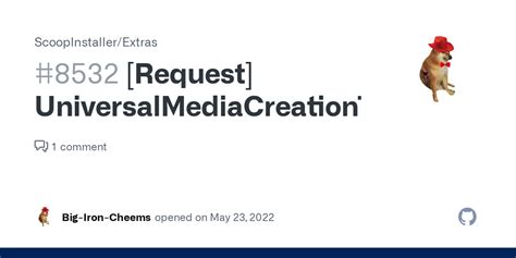 Request Universalmediacreationtool · Issue 8532 · Scoopinstaller