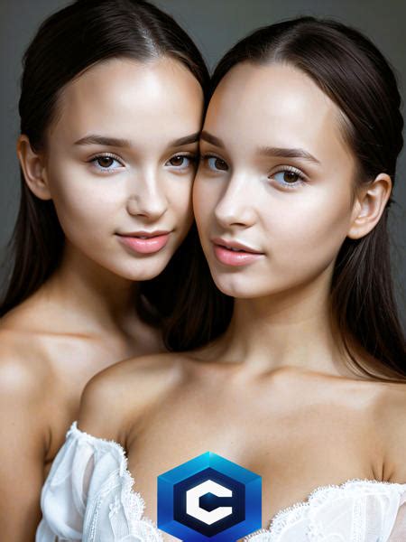 Adel And Alina Adelalinka Fakhteeva Twins｜ai Art Model And Lora Pixai