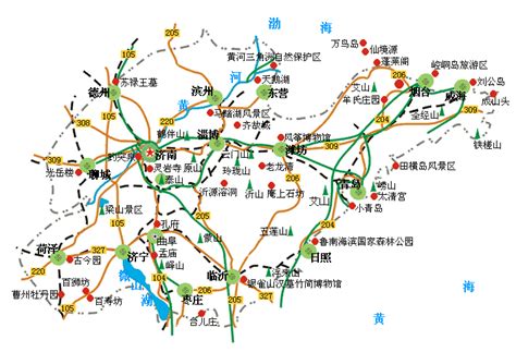 山东半岛旅游地图 巴黎旅游 旅游 大山谷图库