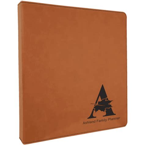 Personalized 3 Ring Binder And Organizer Lightforce Laser Engraving