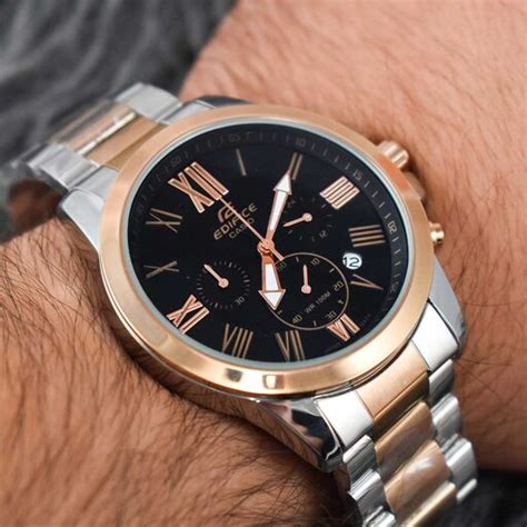 خرید و قیمت ساعت مردانه ادیفایس نقره ای رزگلد از غرفه فروشگاه اینترنتی