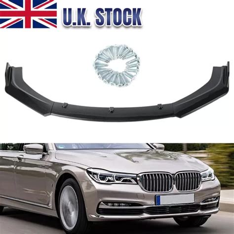 Carbon Front Bumper Lip Spoiler Spliter For Bmw 7 Series M F01 F02 F03