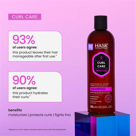 Curl Care Moisturising Shampoo Hask Beauty Australia