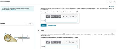 Solved Bar Ab Rotates Uniformly About The Fixed Pin A With A