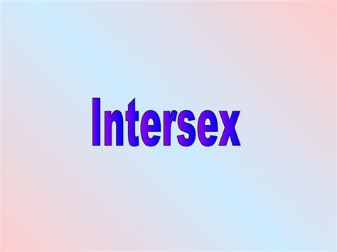 Intersex Ppt