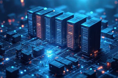 Enhanced Data Storage System Stock Illustration Illustration Of Modern Critical 372378903