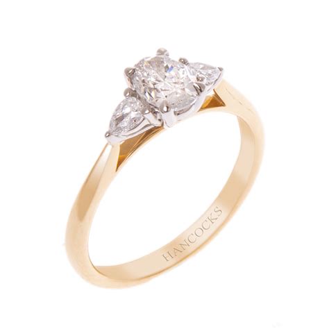 544ct Emerald Cut Diamond Three Stone Ring Hancocks Jewellers