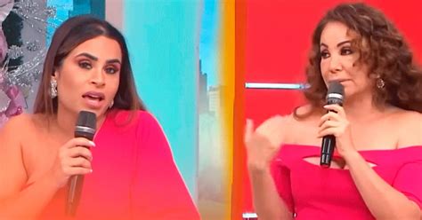 Janet Barboza Y Ethel Pozo Protagonizan Tenso Momento En Vivo