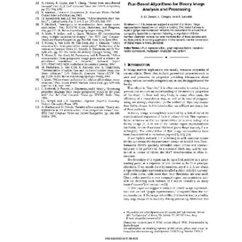 خرید و قیمت دانلود کتاب Run Based Algorithms For Binary Image Analysis