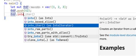 codecomplete doesn t work when using chinese character · issue 953 · rust lang vscode rust · github