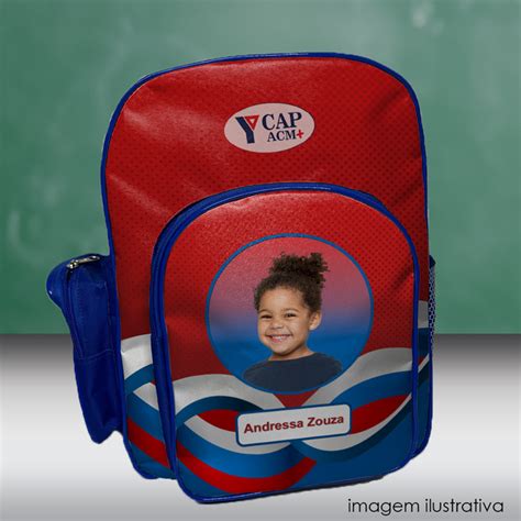 Kit Mochila Personalizada Cap Acm