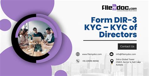 Form Dir 3 Kyc Kyc Of Directors