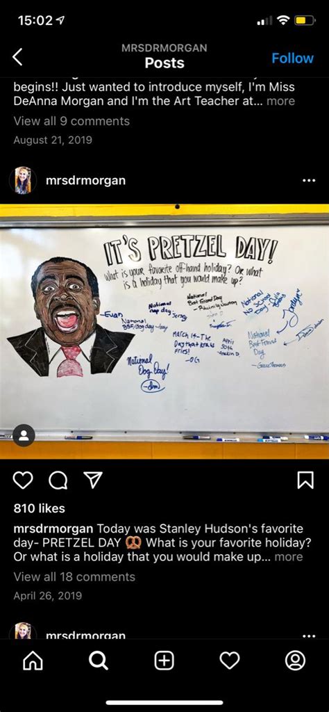 Pin By Hannah Wells On Classroom Vision Board Favorite Holiday Pretzel Day Art Teacher