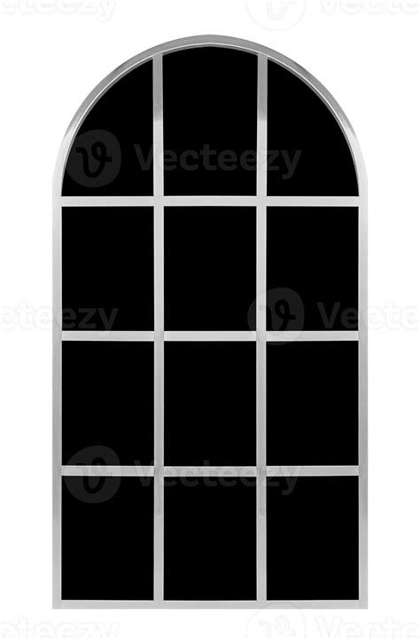 Curve Window With Black Glass 25247122 Png