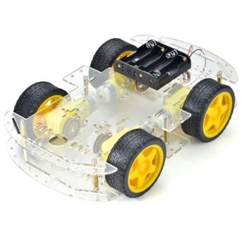 Jual Kit Smart Chassis Chasis 4wd Robot Car Mobil Arduino Raspberry Kota Bandung It Electro