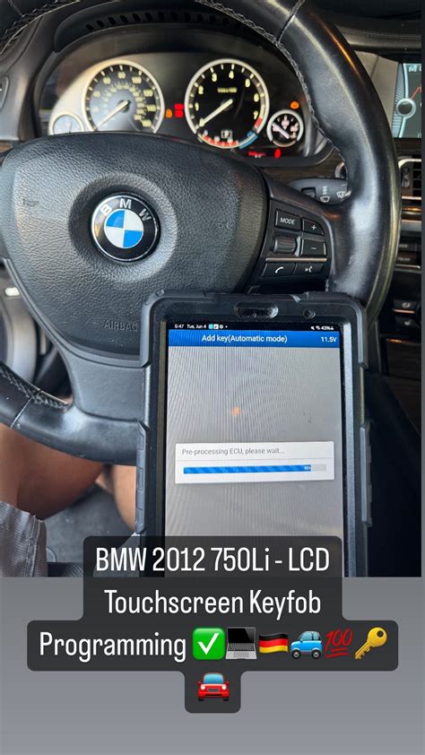Bmw 2012 750li Lcd Touchscreen Keyfob Programming 💻🇩🇪🚙💯🔑🚘 Bimmer