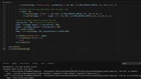 George Mtombeni On Linkedin Computervision Pushupcounter