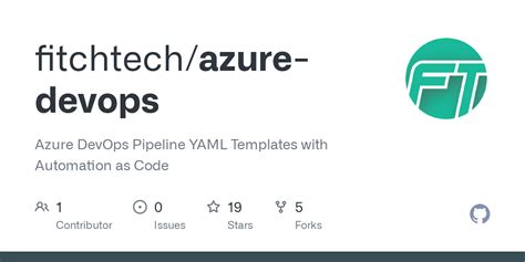 Github Fitchtechazure Devops Azure Devops Pipeline Yaml Templates