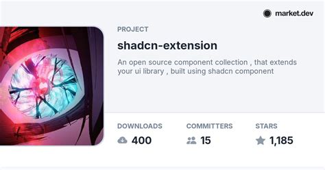 Shadcn Extension Ecosystem Directory Marketdev