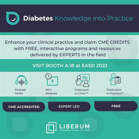 diabetes knowledge into practice on linkedin easd2023 diabetes cmecpd medicaleducation