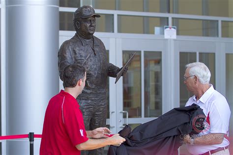 Huskers Unveil Statue Honoring Bob Devaney Corn Nation