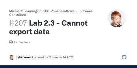 Lab 23 Cannot Export Data · Issue 207 · Microsoftlearningpl 200 Power Platform Functional